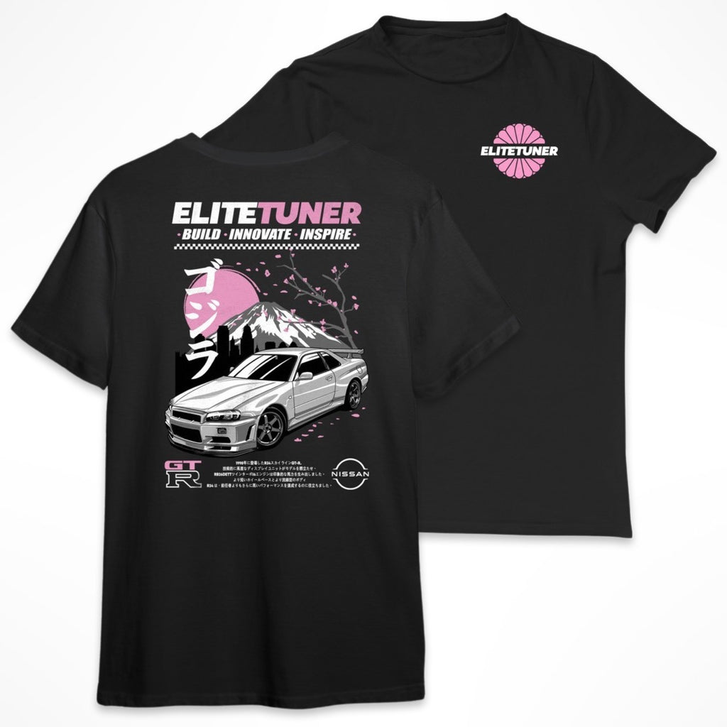 R34 Cherry Blossom Shirt – Elite Tuner Store